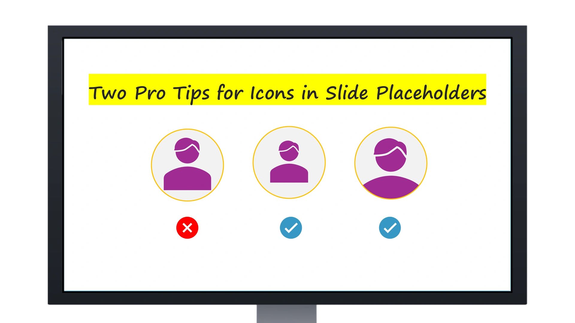 Two Tips for Formatting Icons in PowerPoint Placeholders